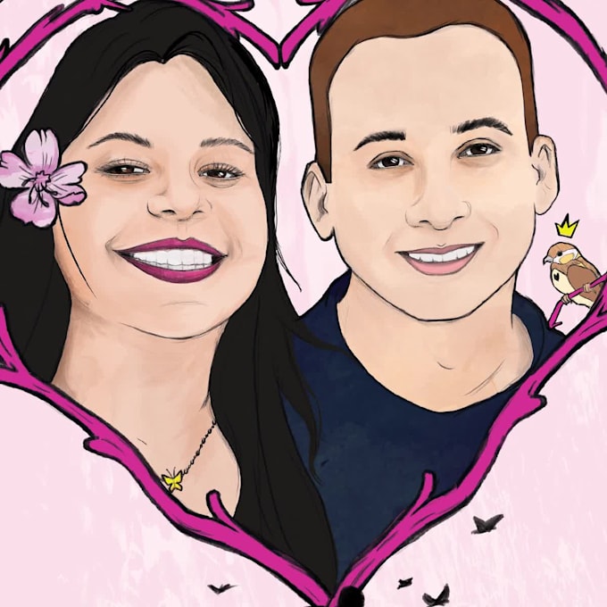 Draw custom semi realistic drawing by Leandro740 | Fiverr