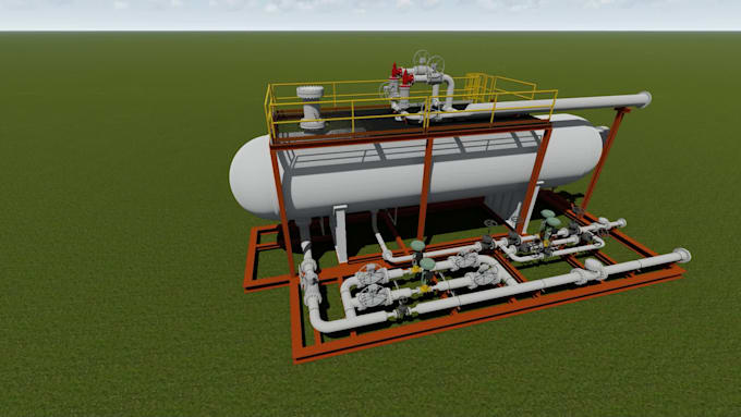 Create 3d designs of piping, vessels and wiring, using dti, inventor ...