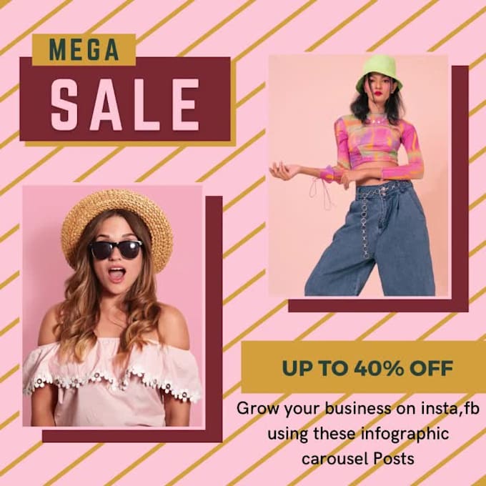 Design creative carousels, infographic posts and banners by Sheikh4248 ...