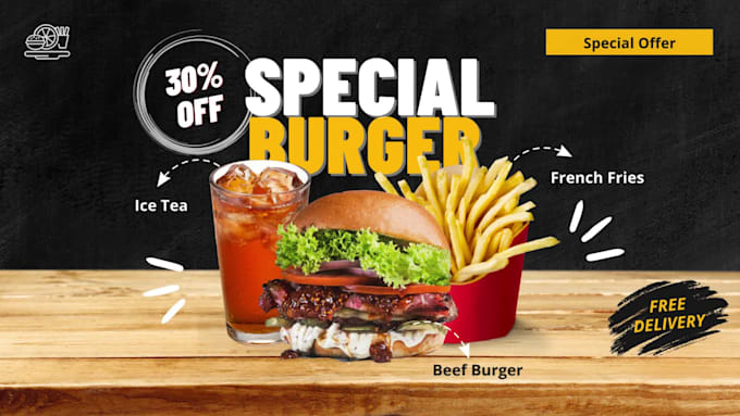 Design digital menu board or animated menu by Medo_5 | Fiverr