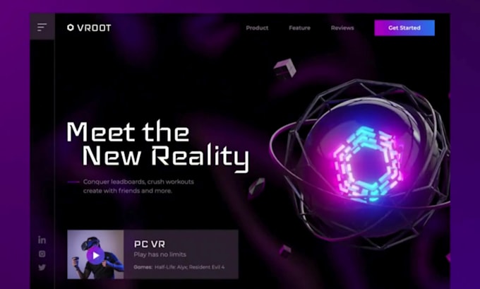 Develop 3d animated webflow website 3d website spline threejs with ...