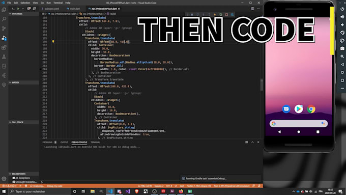 Develop android, ios and web app with flutter by Buildexstudios | Fiverr