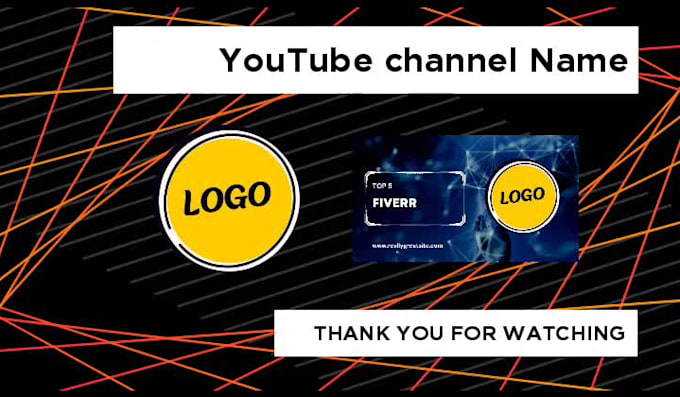 Do youtube channel intro and outro video and end cards and screen cards ...