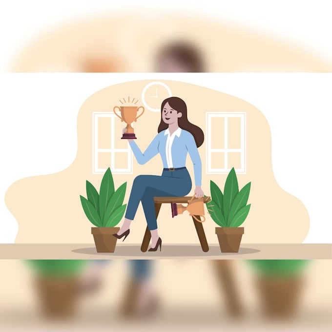 Create an animated gif for you within 24h, flat illustration by ...