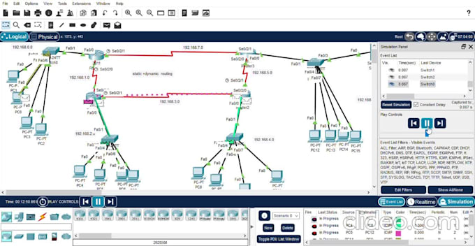 Do Cisco Packet Tracer Ccna Ccnp And Network Related Tasks By Shebu786 Fiverr