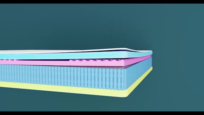Do 3d mattress animation 3d mattress model 3d axonometric animation 3d ...