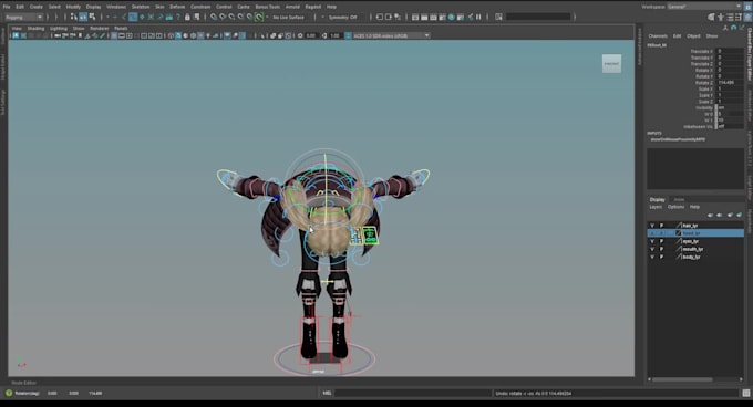 Accurate rig 3d character, wonder dynamic, ikfk rig, facial rigging ...