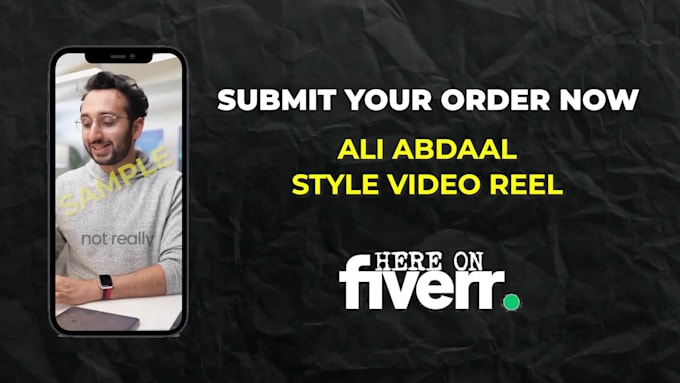 Edit your reels, ali abdaal style by Jalpha93 | Fiverr