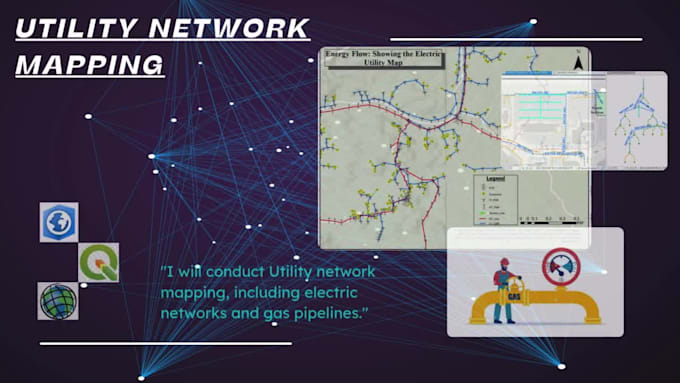 Do utilities network gas pipeline network analysis and gis mapping by Sunitagis | Fiverr