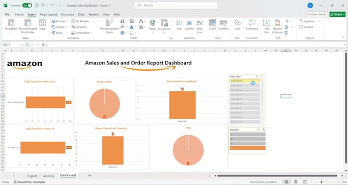 Design interactive excel dashboards with pivot tables by Sanjiv_ks | Fiverr