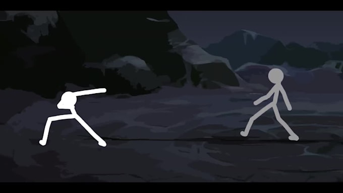 2d stick man animation doodle line art explainer video saas flash ...