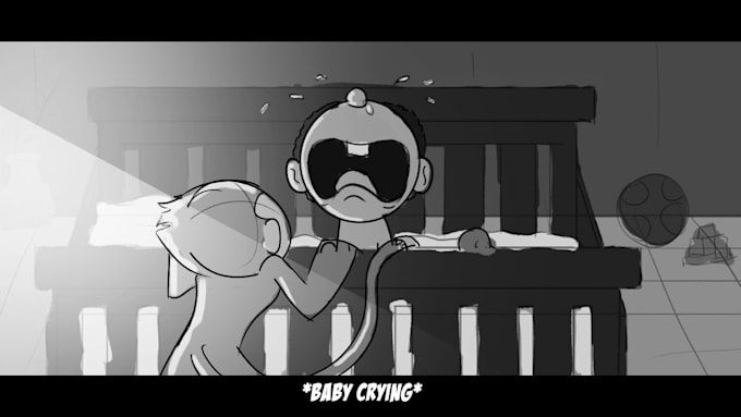 Storyboard your animation script, film, cartoon, etc