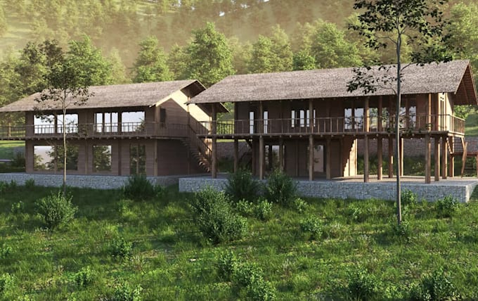 Render the exterior with 3ds max, unreal engine, and lumion by ...