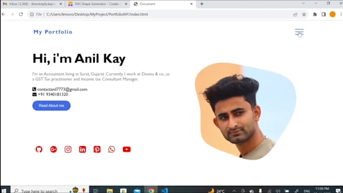 Create and design a responsive website using html css and javascript by Kayvay | Fiverr