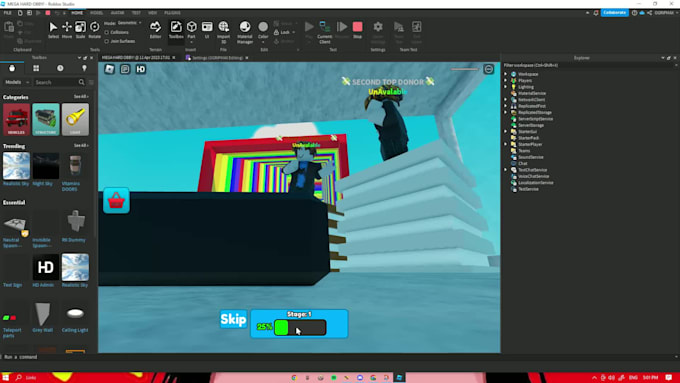 Give you a premade roblox obby by Robloxplayer_ | Fiverr