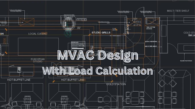 Design hvac mvac other mep drawing load calculation boq by ...