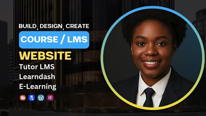 Create design build redesign tutor lms learndash online course ...