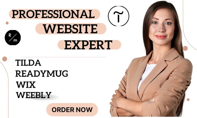 Build wix website design tilda website readymag framer website and weebly carrd by Timars | Fiverr