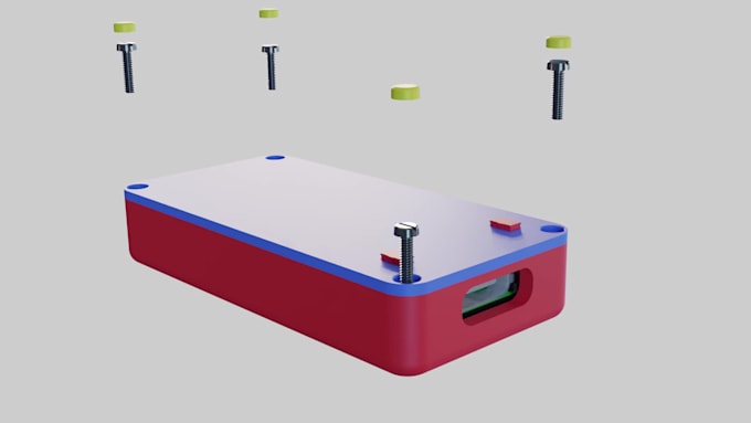 Do custom enclosures for pcb designs, electronics using freecad by Happyblast | Fiverr