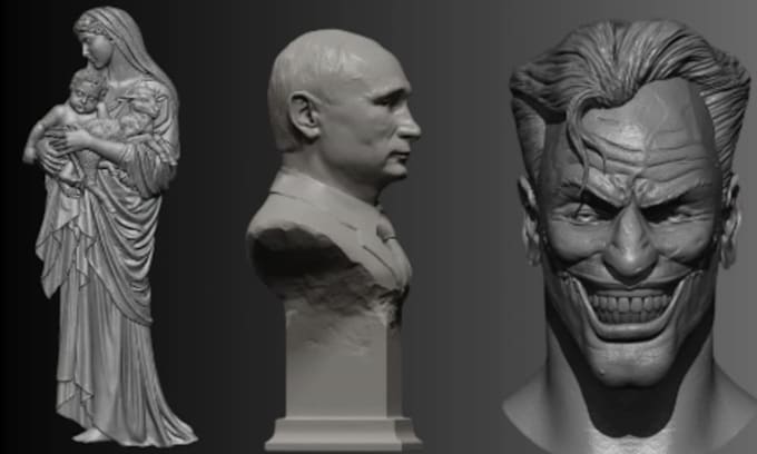 Sculpt 3d model 3d head 3d bust 3d full body stl for 3d printing by ...