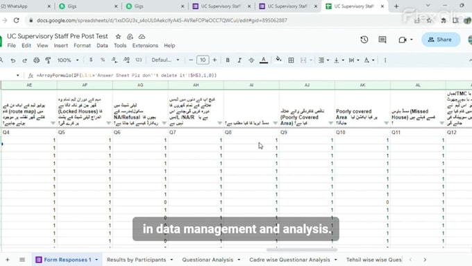 Be your data processing pro, automation, formulas, visualization by Abidullahk | Fiverr