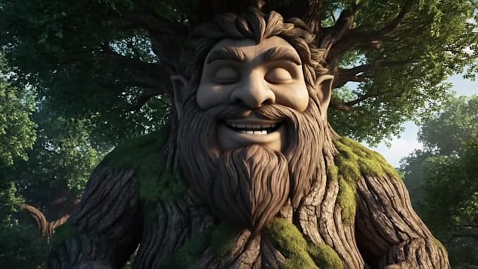 Create a 3d cartoon story with consistent characters and voice using ...