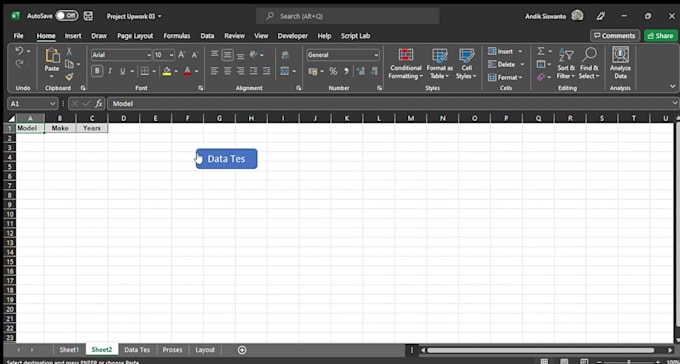 Do one klik excel data formatting, collomn to rows by Andiksiswanto ...