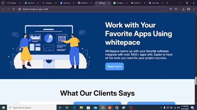 Design a modern seo friendly landing page by Codewithhasnan | Fiverr