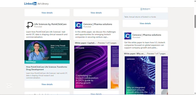Generate biotech website marketing leads, biopharm lifescience linkedin ads by James_biotech ...