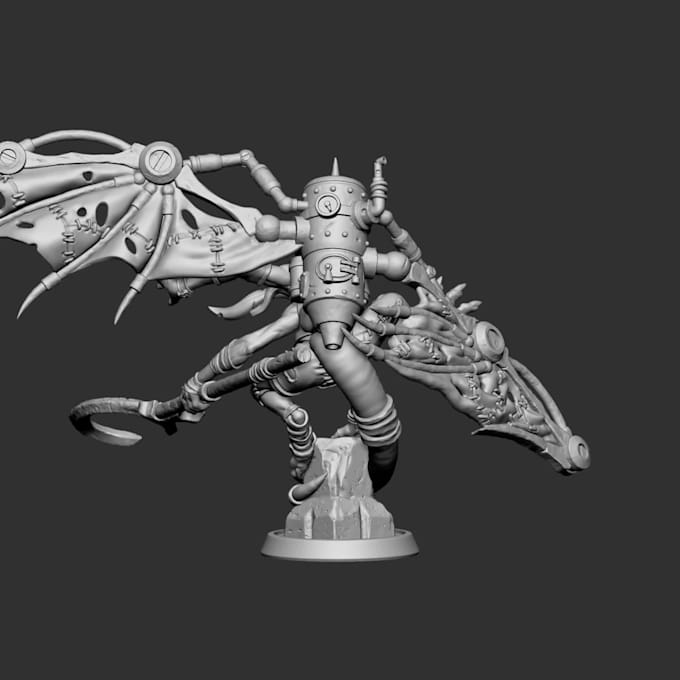 3d model, 3d miniature, warhammer 40k, print, paint for mech and basic ...
