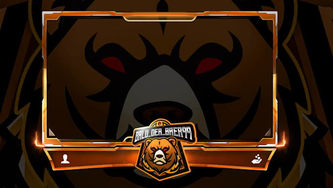 Design cool animated stream overlay, facecam, screens for twitch by ...