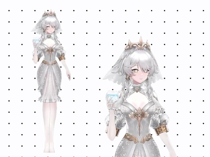 Develop your gothic lolita vtuber model,furry, anthro portrait anime ...