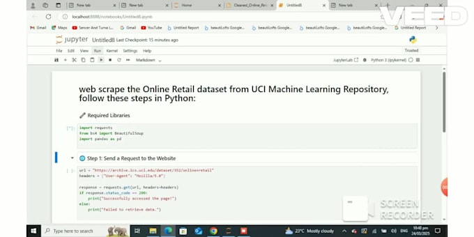 Expert web scraping and data extraction, python, beautifulsoup, scrapy, excel by Rameenshahid221 ...