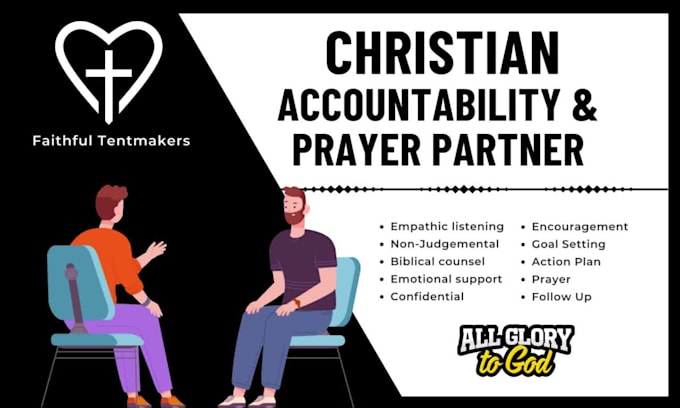 Be your prayer and accountability partner by Tentmakeronline | Fiverr