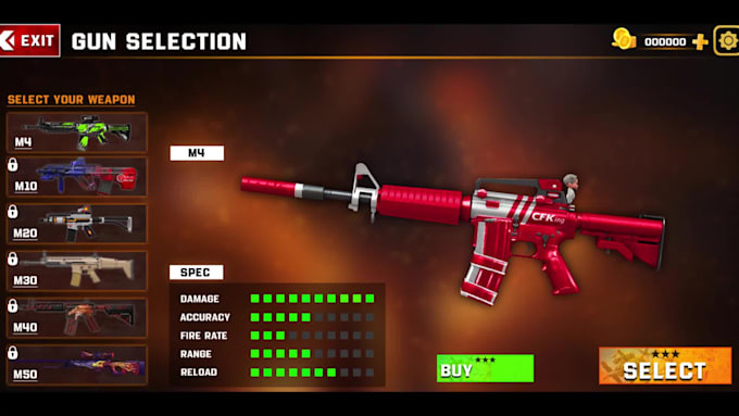 Design game ui design ,button ,splash screen related to a 2d 3d game by ...