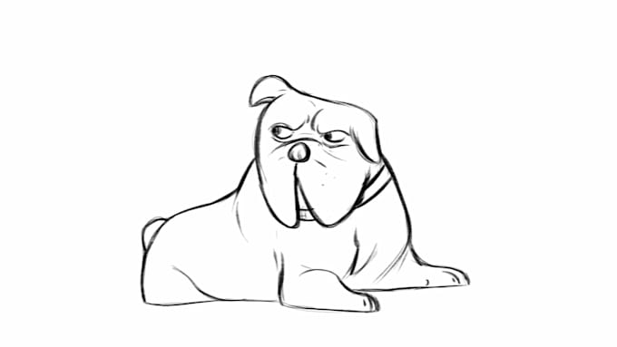 Draw custom 2d traditional animation, frame by frame animation, 2d line ...