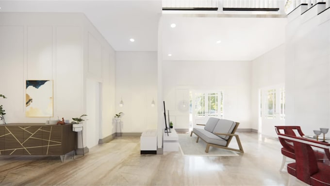Rendering a building or room in 3d with enscape vray by Fritisario | Fiverr