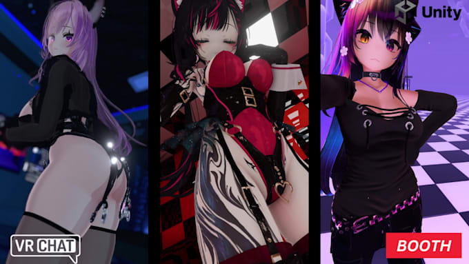 Make custom booth model for vrchat by Andre_rayman | Fiverr