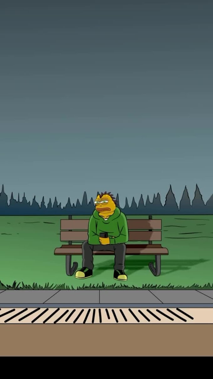 Do 2d memecoin animation solana meme video viral funny meme video ...