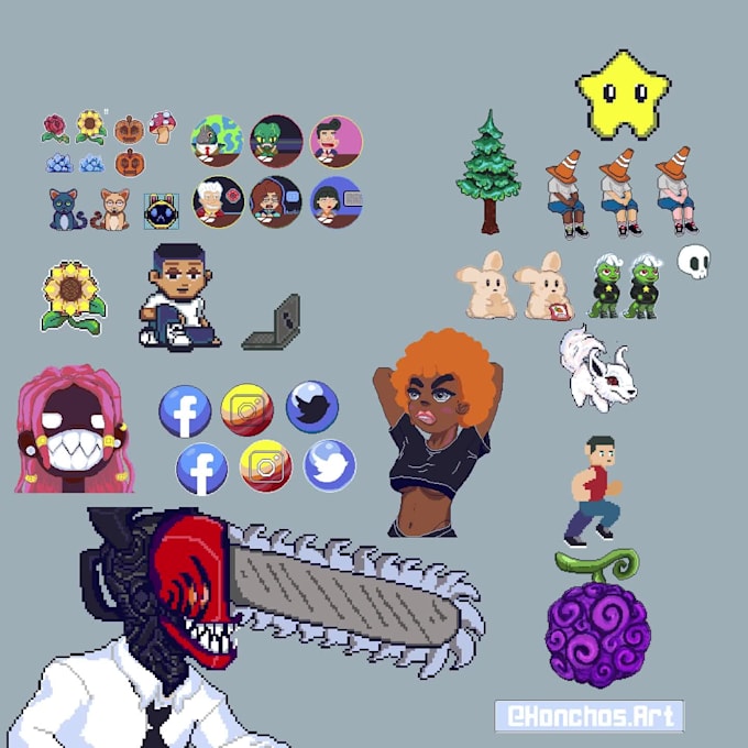 Professionally animate your cheater or concepts in a pixel art