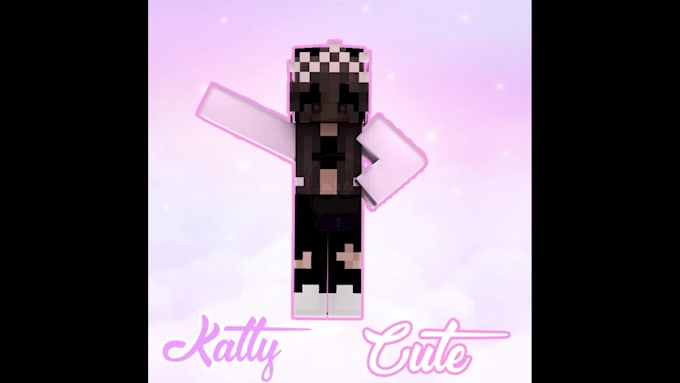 Make minecraft gfx design for you with you skin by Itztem | Fiverr