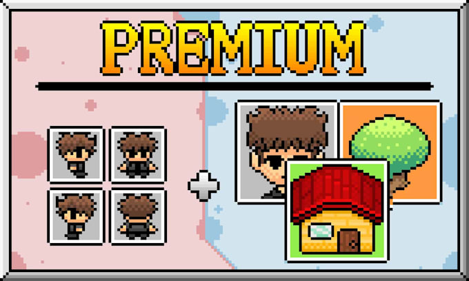 Create 16x16 to 32x32 pixel art sprite sheets for characters or objects ...