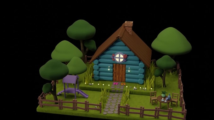 Create a 3d low poly model by Sedaokur | Fiverr