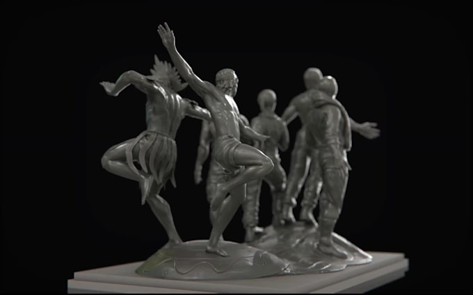 Sculpt highly detailed 3d statue 3d printing 3d model sculpture ...
