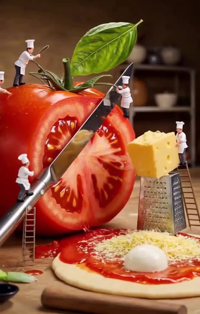Ai miniature animation, 3d food photography, food videography ...