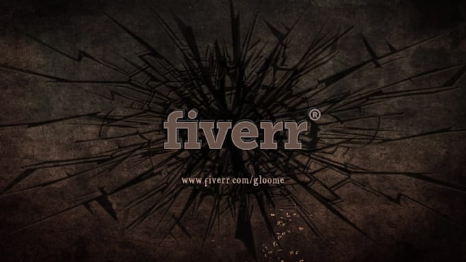 Create this crumbling animated logo video intro by Gloome | Fiverr