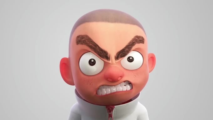 Create 3d character, cartoon character in blender, 3ds max by ...