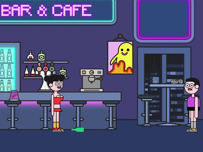 Do cool character animation like this by Danyaantonenko | Fiverr