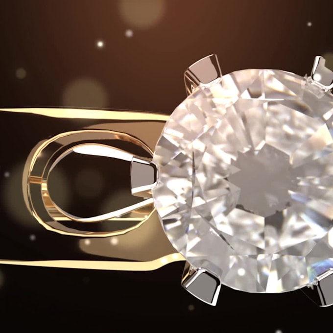 Create a 3d model of jewellery and a small presentation animation for ...