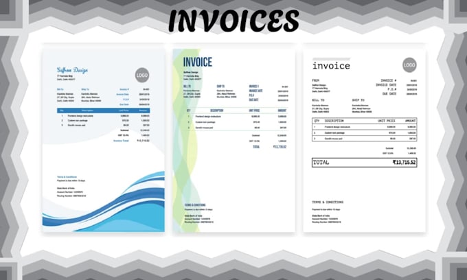 Design invoice, cash receipt, payment voucher by Satisfy_designs | Fiverr
